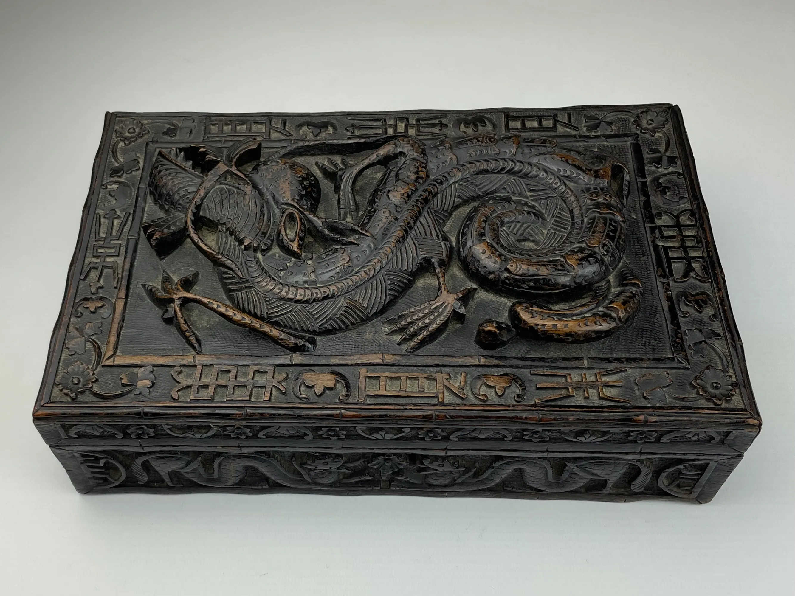 CHINESE STYLE CIGAR BOX – CIRCA 1880 | Andy Maule Antiques