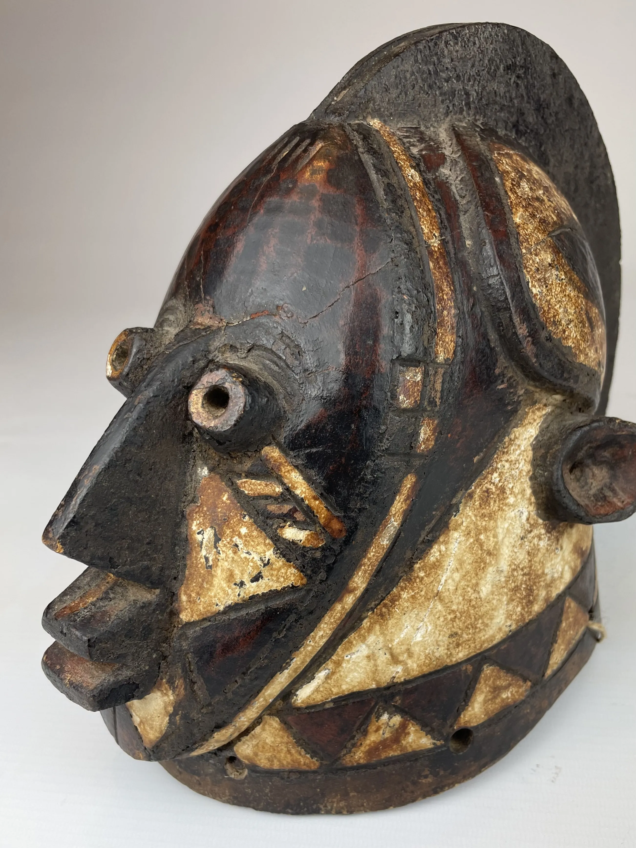 NIGERIAN HELMET MASK | Andy Maule Antiques