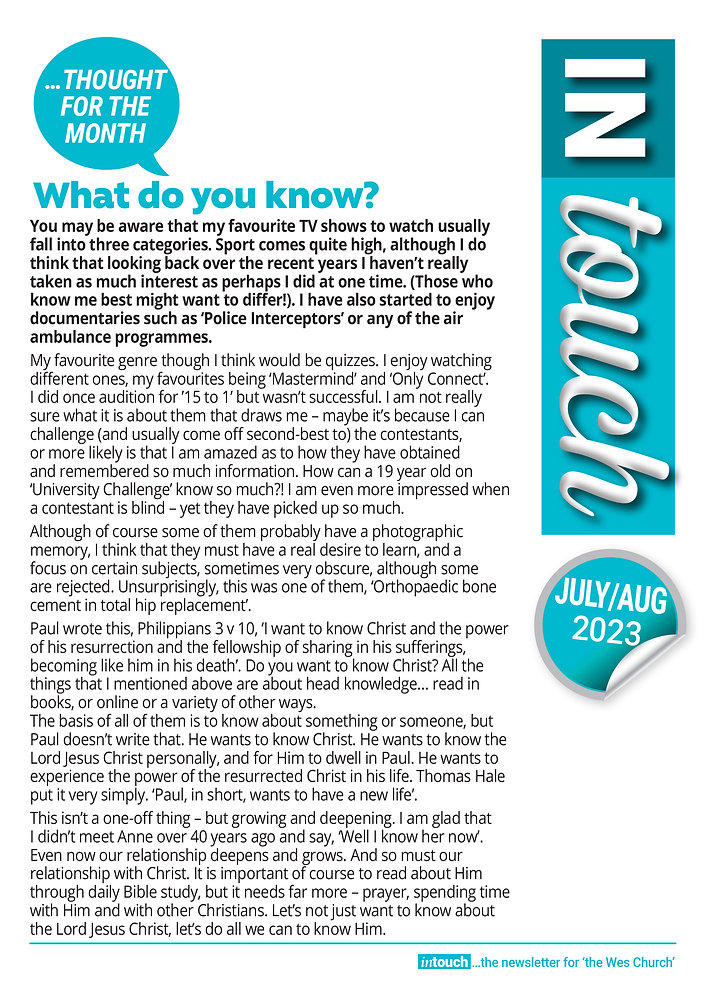 InTouch July & August 2023