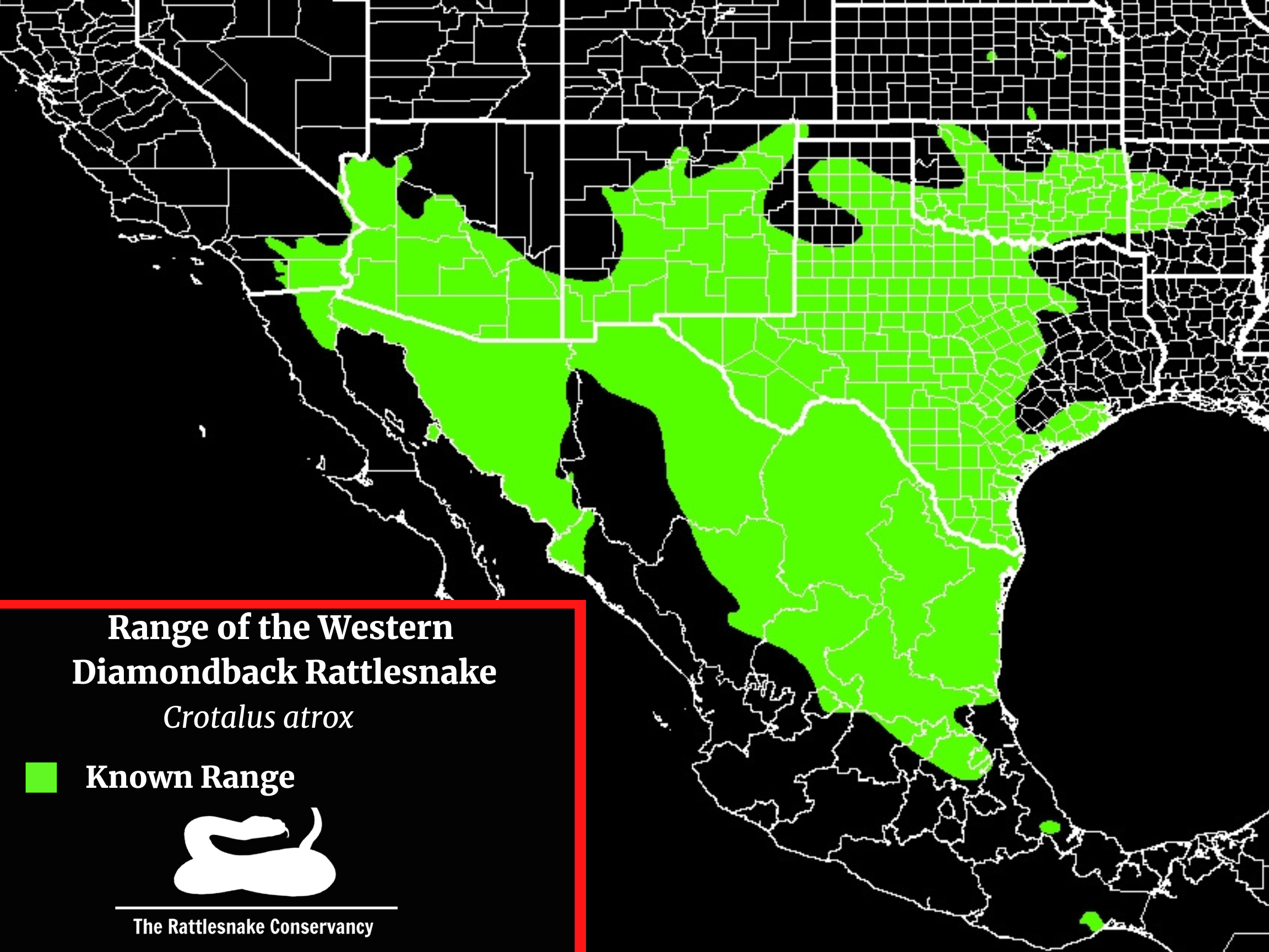 crotalus atrox range