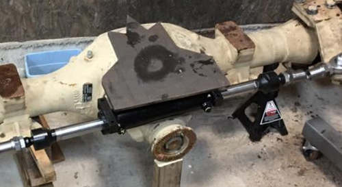 AXLE TECH 4000 WIDE DOUBLE ENDED STEERING RAM MOUNT | BEYONDPRECISE