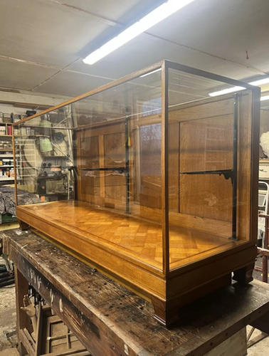 Antique Display Counter with Parquet Base | Arthur’s Antiques
