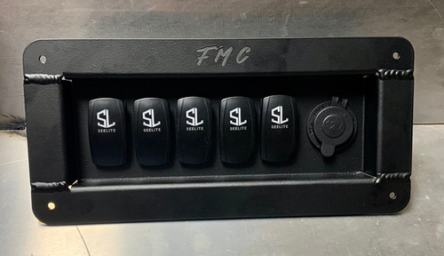 FMC 5 gang Recessed Switch Panel | Fowl Mouth Customs