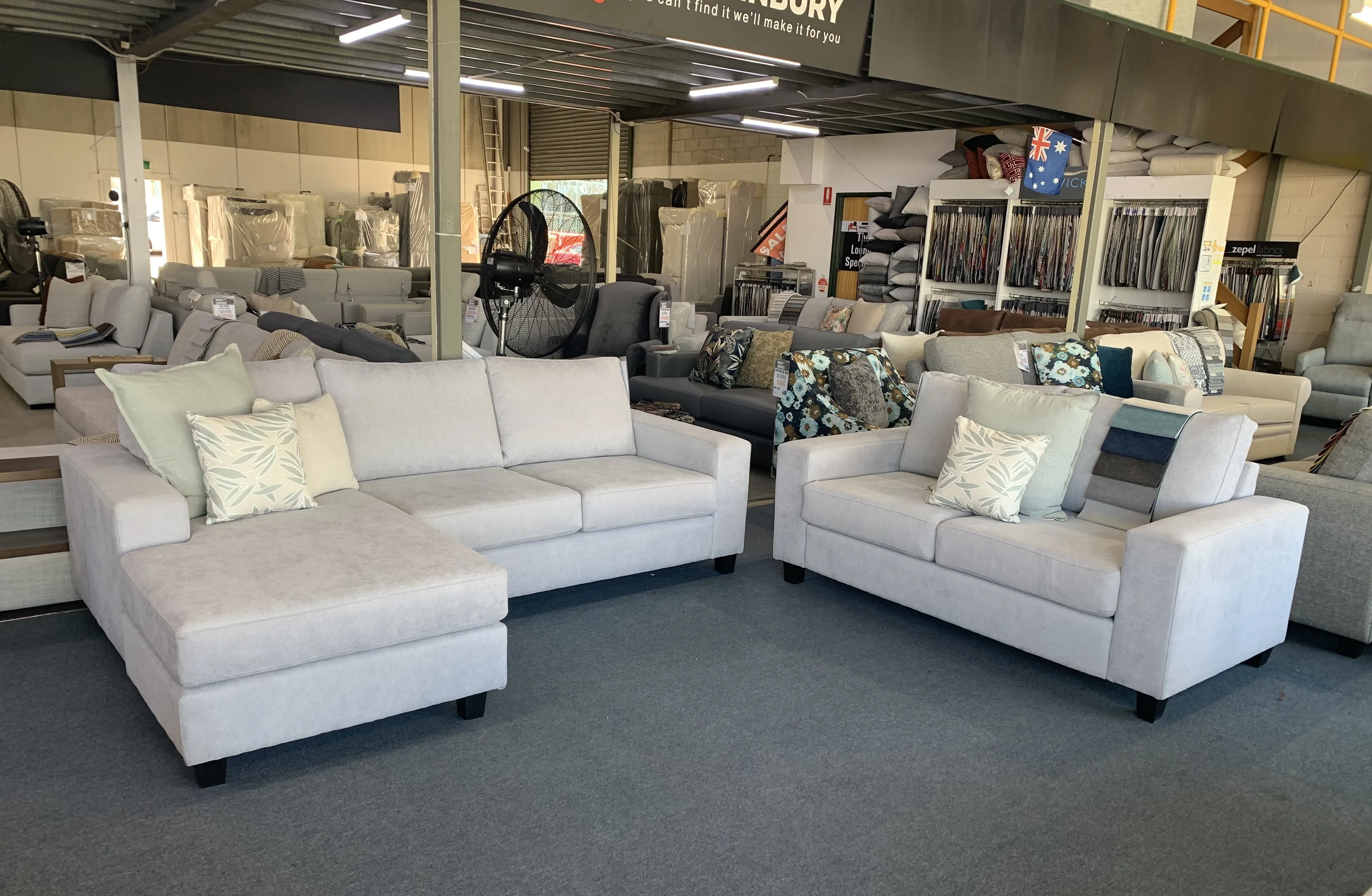 Fabric Sofas & Lounges | Get Yours Today! | Known for Lounges