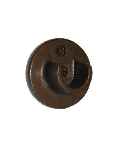 Cast 2" Inside Bracket - Pair | Large Metal Drapery Brackets | S&L Designs