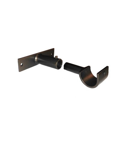 Standard 1" Adjustable Bracket | Metal Drapery Brackets | S&L Designs