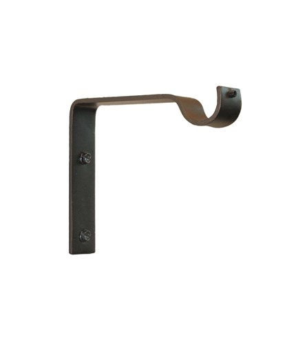 Steel 1" Bracket | Metal Drapery Brackets | S&L Designs