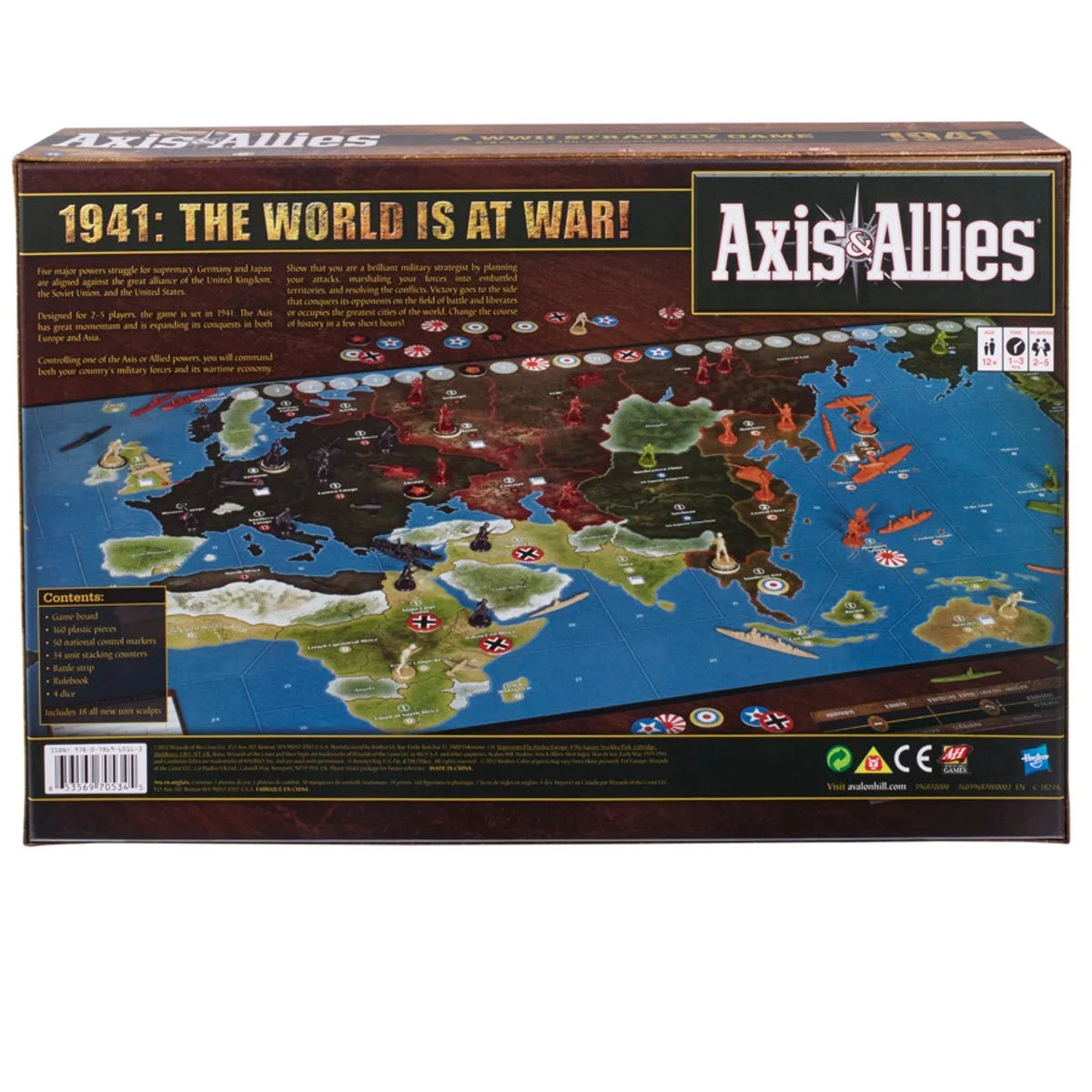 Axis & Allies 1941 WWII Strategy Game | Dark Castle Games