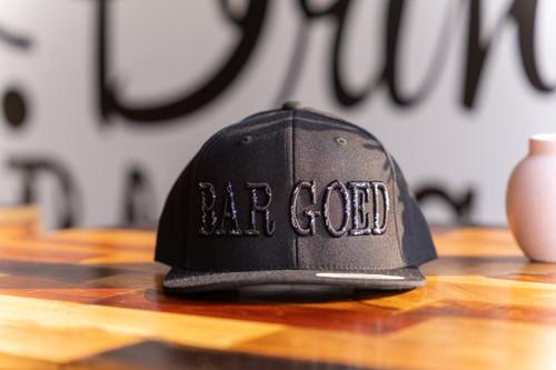 BG Black Snapback - Bar Goed | Bar Goed Perkpolder