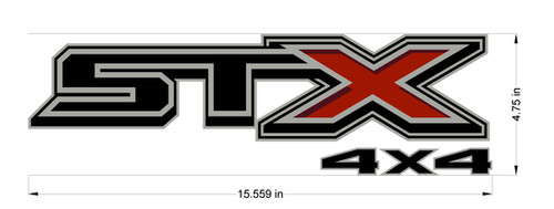 2020 Ford STX 4x4 Decal | sign-design-inc
