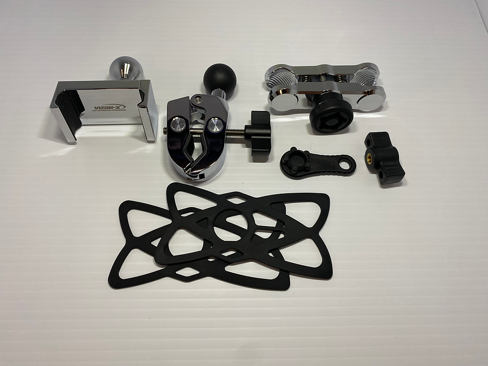 Vizon-X Chrome V-Lock with Quick Release Mount and 4" Knuckle | vizonx