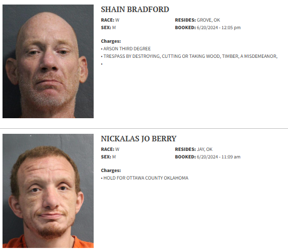 Delaware County Mugshots: June 20-21. 2024