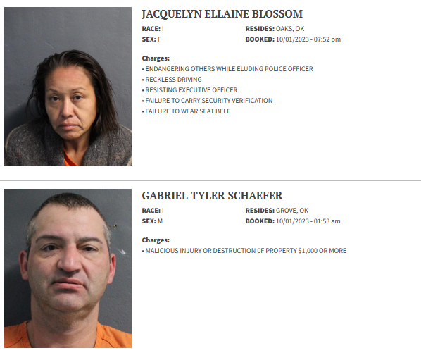 Delaware County Mugshots: October 1-2, 2023