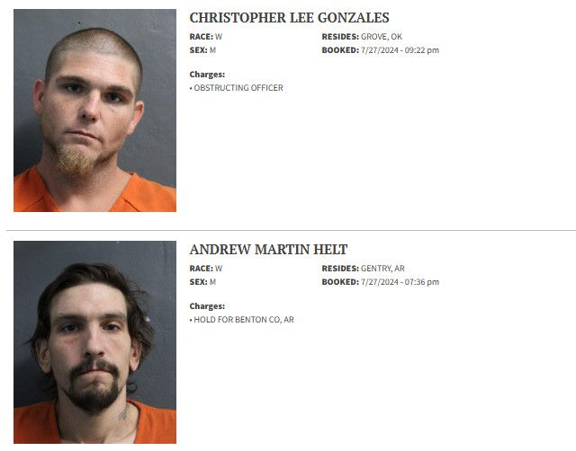 Delaware County Mugshots-July 26-27, 2024