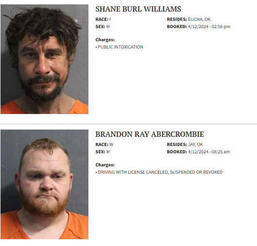 Delaware County Mugshots: April 11-13, 2024