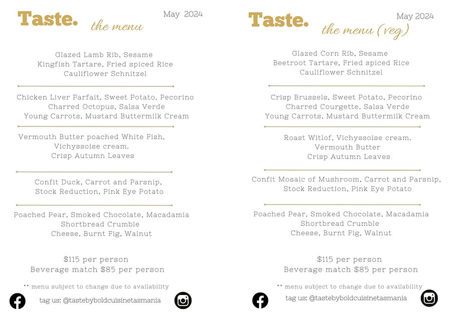 Taste. by Bold Cuisine