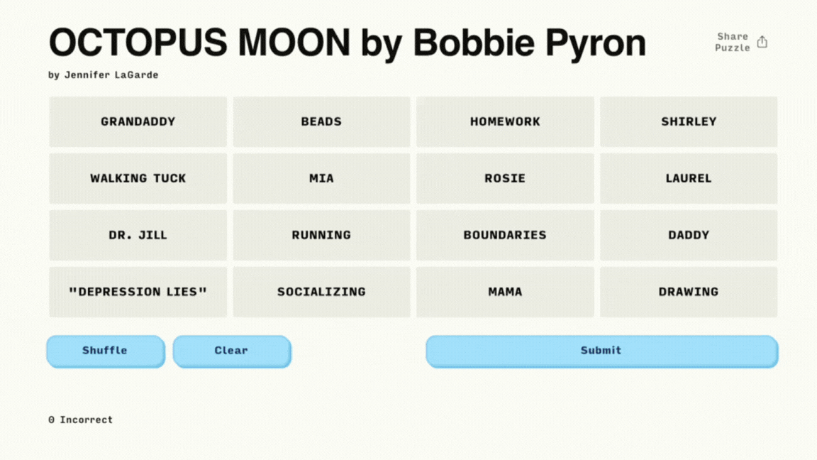 📚 Bookelicious Middle Grade Book Club: Octopus Moon by Bobbie Pyron