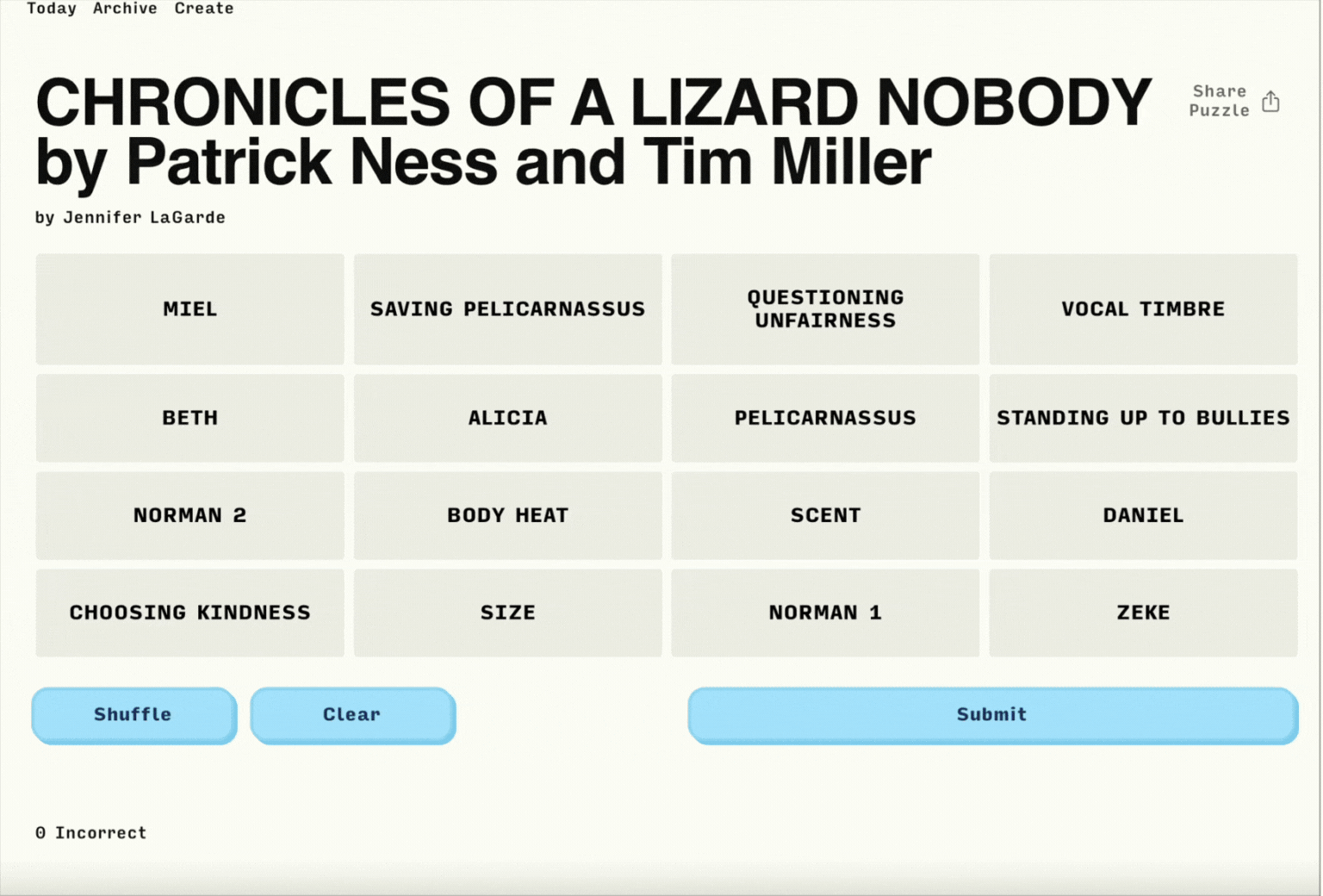 ⭐️ Book Review: Chronicles of a Lizard Nobody by Patrick Ness & Tim Miller