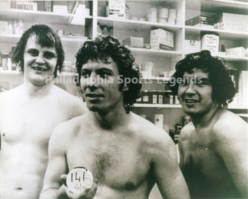 Bob Clarke Bill Barber Reggie Leach Flyers LCB Line vintage 1970's 8x10 ...