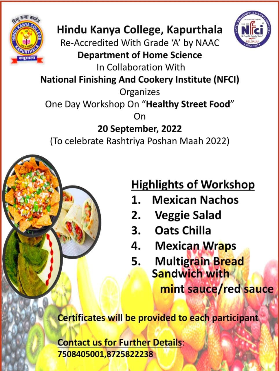 Workshop on Healthy Street Food44318