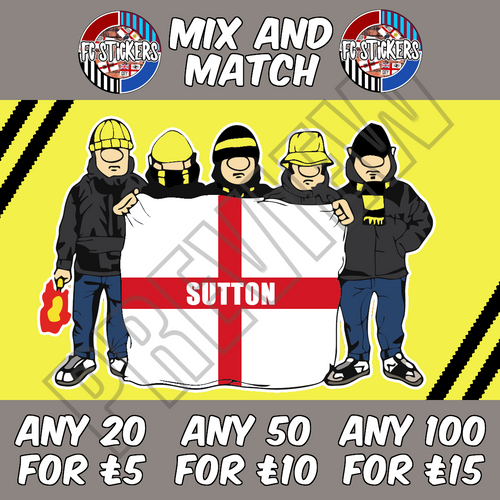 Sutton Flag Hooligans | FC Stickers