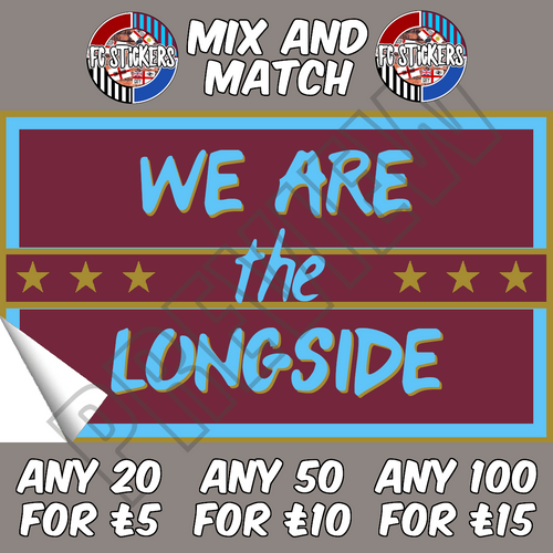 We Are the Longside Only Fools | FC STICKERS