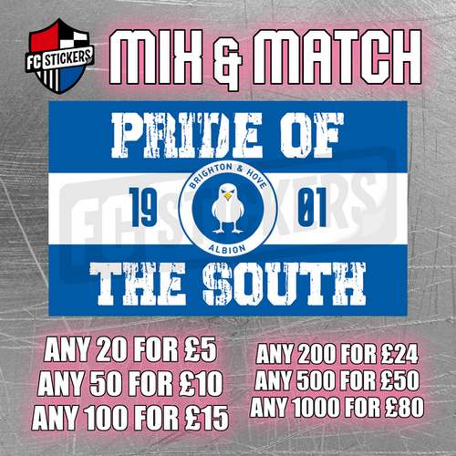 Pride of The South - Brighton | FC STICKERS