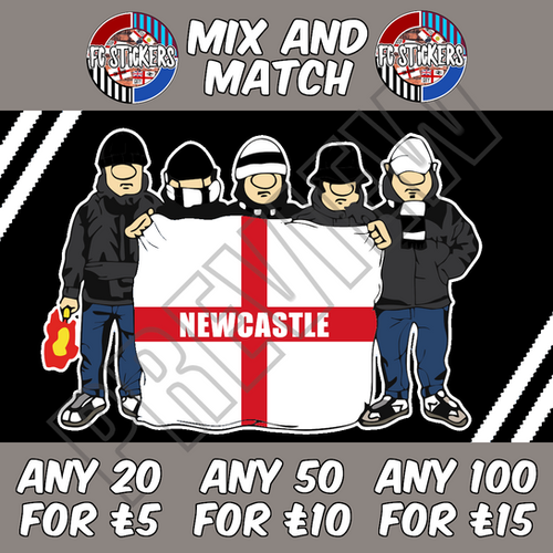 Newcastle Flag Hooligans | FC Stickers
