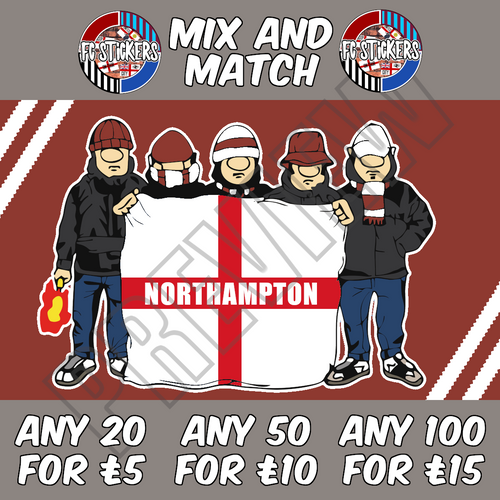 Northampton Flag Hooligans | FC Stickers