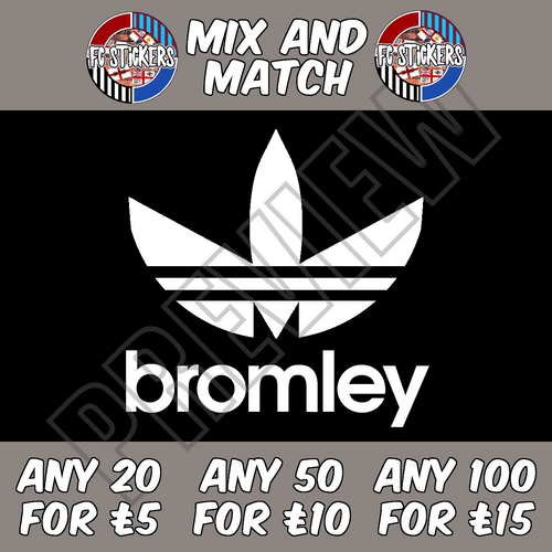 Bromley Adi Stripes | FC Stickers