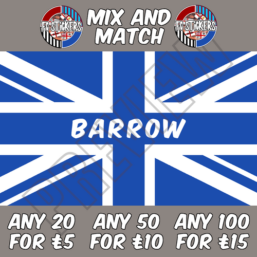 Barrow Union Jack | FC Stickers