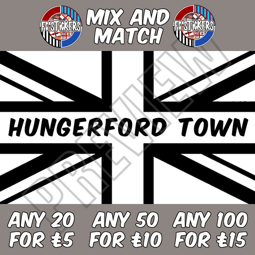 Hungerford Town Union Jack | FC Stickers