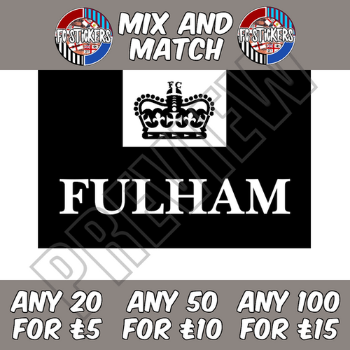 Fulham Offensive Weekend | FC STICKERS
