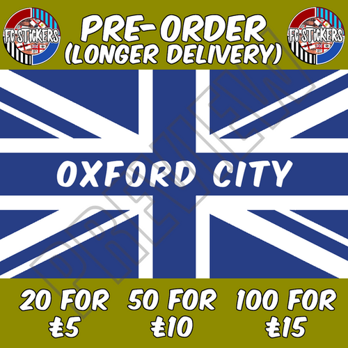 Oxford City Union Jack | FC Stickers
