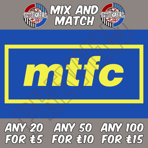 mtfc Britpop | FC Stickers