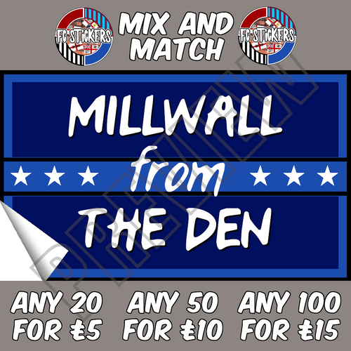 Millwall from The Den Only Fools | FC Stickers