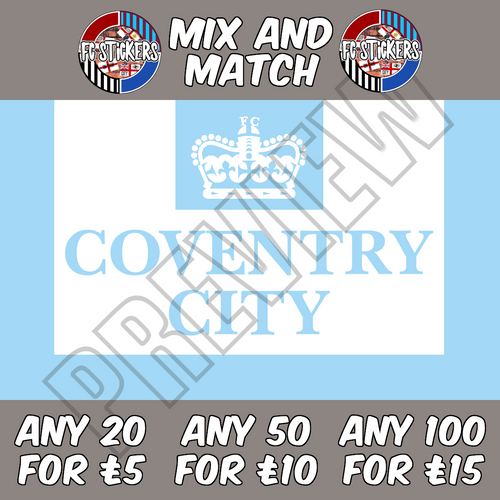 Coventry City Offensive Weekend | FC Stickers