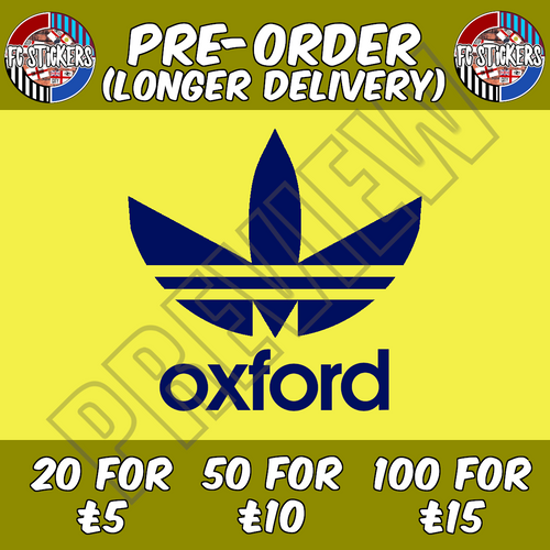 Oxford Adi Stripes | FC Stickers
