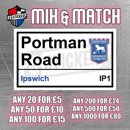 Portman Road Sign | FC STICKERS