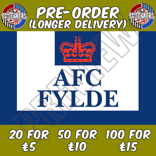 AFC Fylde Offensive Weekend | FC STICKERS