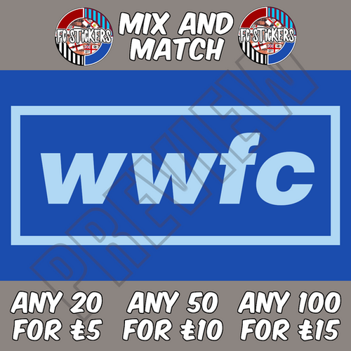 wwfc Britpop | FC Stickers