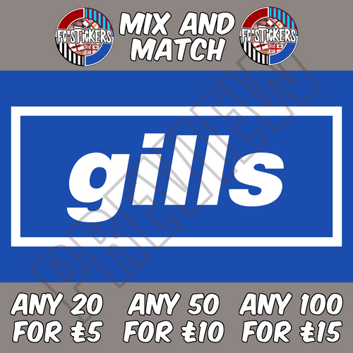 gills Britpop | FC Stickers