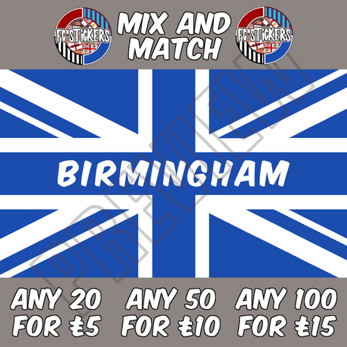 Birmingham Union Jack | FC Stickers