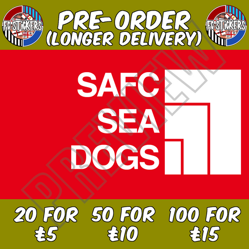 SAFC Sea Dogs Northern Face | FC Stickers
