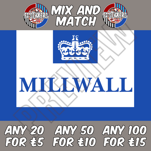 Millwall Offensive Weekend | FC Stickers