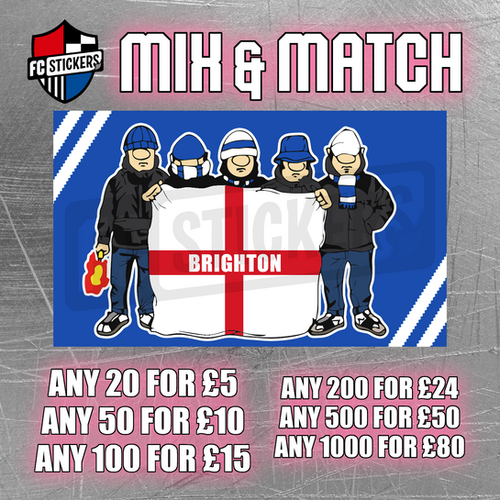 Brighton Flag Hooligans | FC STICKERS