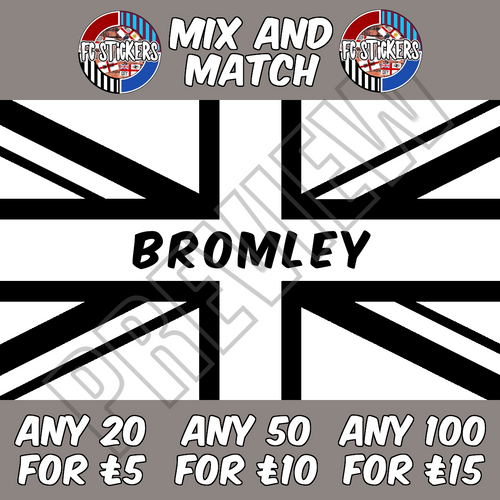 Bromley Union Jack | FC STICKERS