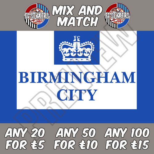Birmingham Offensive Weekend | FC Stickers