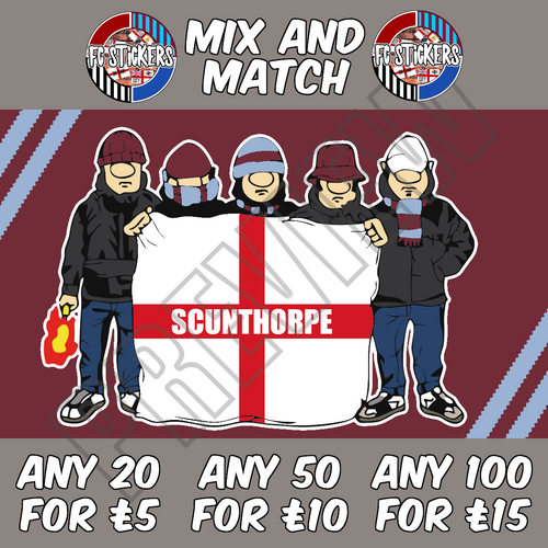 Scunthorpe Flag Hooligans | FC Stickers