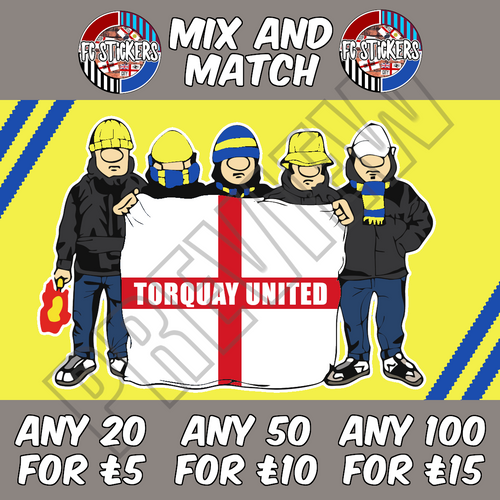 Torquay United Flag Hooligans | FC STICKERS